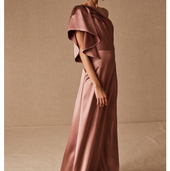 BHLDN | Dresses | New Monique Lhuillier Clarelle Dressgown Formal ...